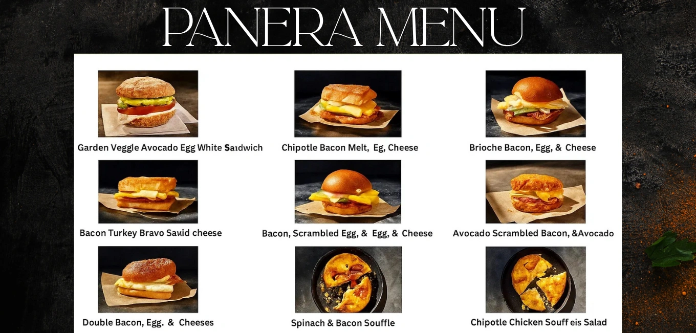 Panera bread menu2025 with Prices, Calories | Flavorful Menu 🥗🍞